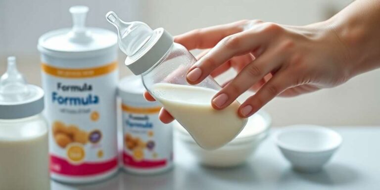 Como preparar un biberón con leche de fórmula en 2025